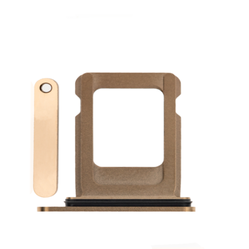 Single Sim Card Tray For iPhone 13 Pro / 13 Pro Max (Gold) | MobileZap ...